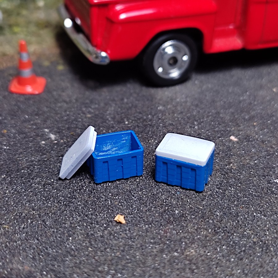 Jual Cooler Box Skala 1/64 Kotak Es Diorama Roofrack offroad Diecast ...