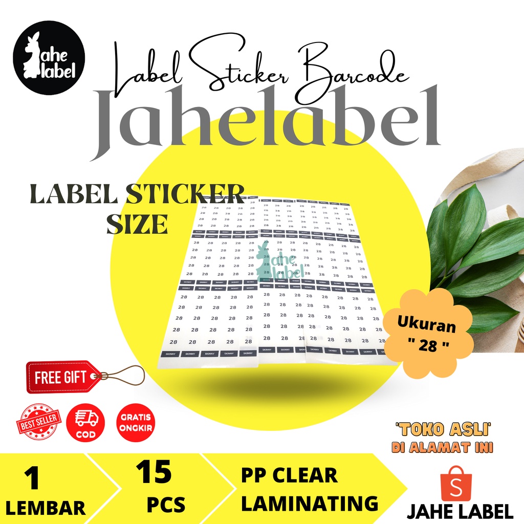 Jual STIKER UKURAN BAJU , STIKER SIZE , STICKER SIZE ANGKA | Shopee ...