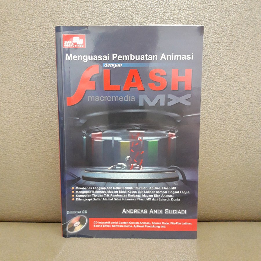 Jual Buku Menguasai Pembuatan Animasi dengan Macromedia Flash MX - Andreas Andi Suciadi + CD ...