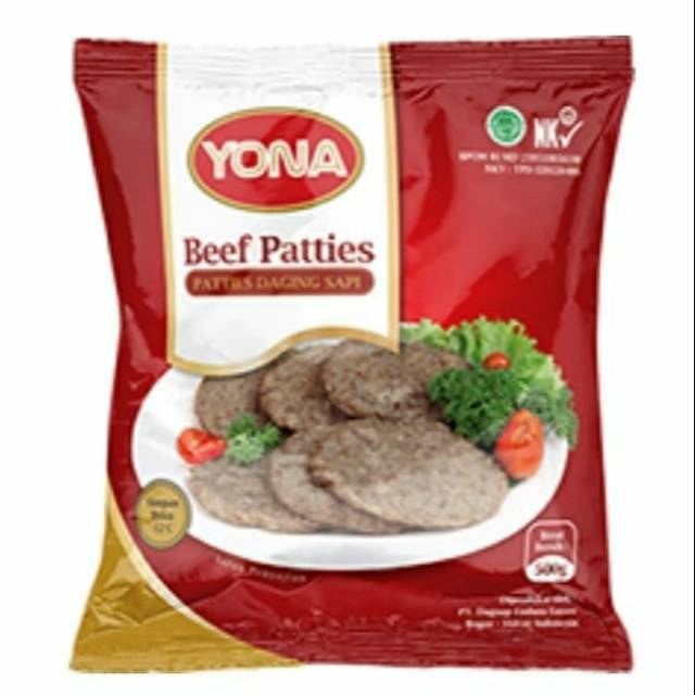 Jual Beef Patties YONA 500Gr | Shopee Indonesia