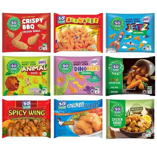 Jual so good makanan beku chicken nugget,chicken karage, chicken stick ...