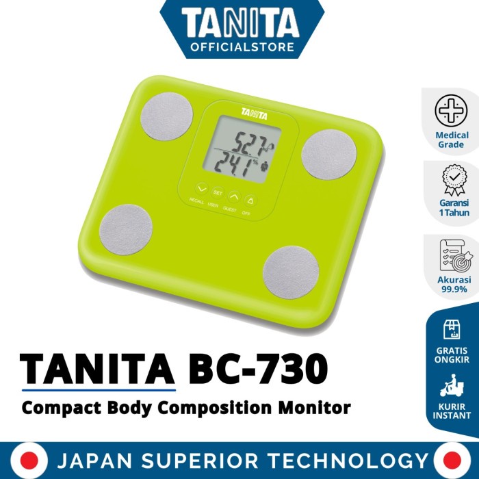 Jual Timbd Tanita Digital Scale Bc-730 Body Composition Monitor (Green) | Shopee Indonesia
