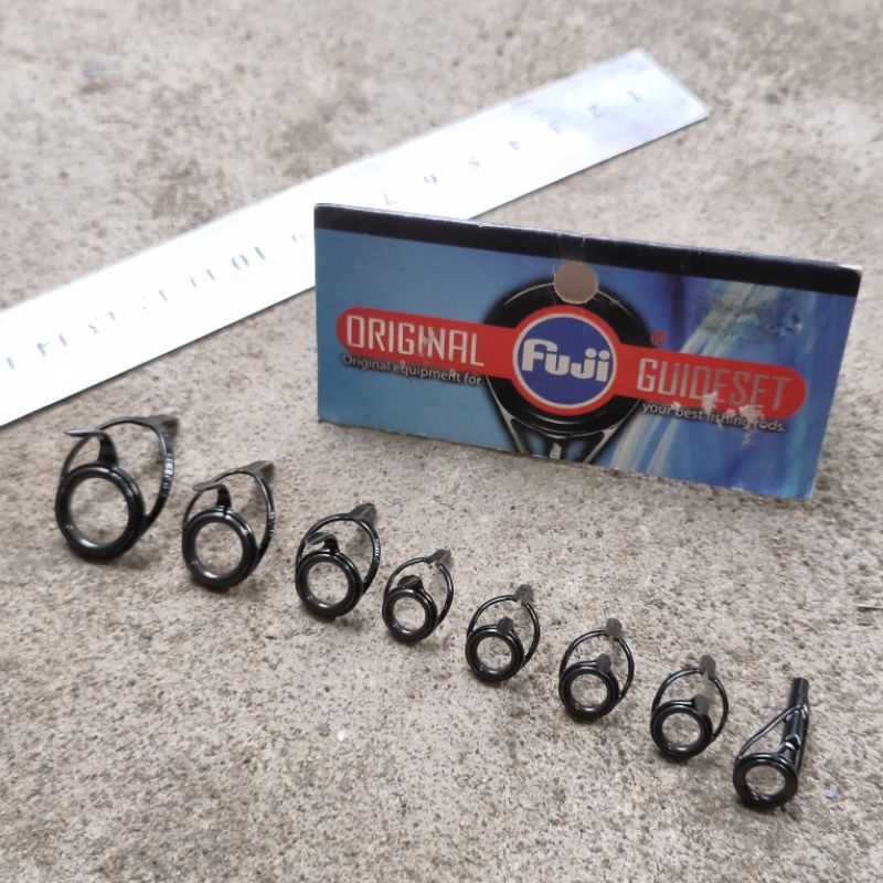 Jual Ring Guide Fuji Set Hitam Kaki 2 Original Fuji Guide Type Offshore ...
