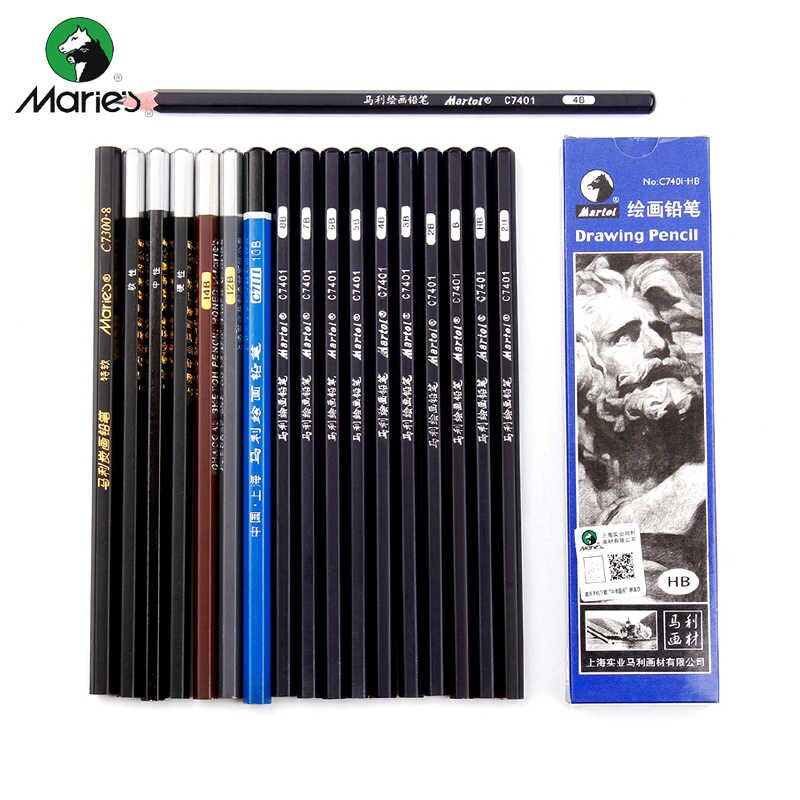 Jual BN - Maries Pencil Sketch C7401-2H HB B 2B 3B 4B 5B 6B 7B 8B 10B Graphite Pencil (1pcs ...