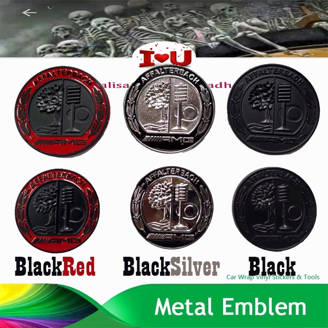 Jual Emblem Apple Tree Affalterbach AMG for mercedes 64 Mm 57 Mm ...