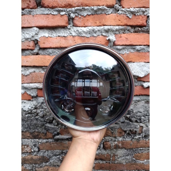 Jual Lampu Daymaker 19 led set batok ninja 7 inch daymaker 7inch 19 led ...