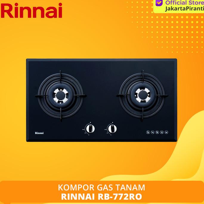 Jual Built-in Gas Hob Kompor Gas Tanam 2 Tungku Rinnai RB-772 RO (G) | Shopee Indonesia