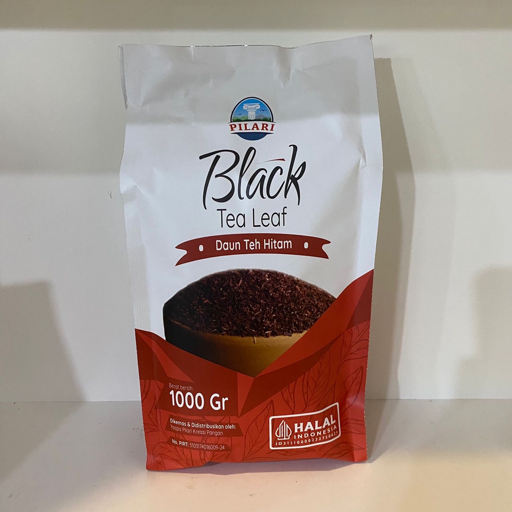 Jual BLACK TEA LEAF PILARI @1KG - DAUN TEH MERAH PREMIUM 1000GR ...