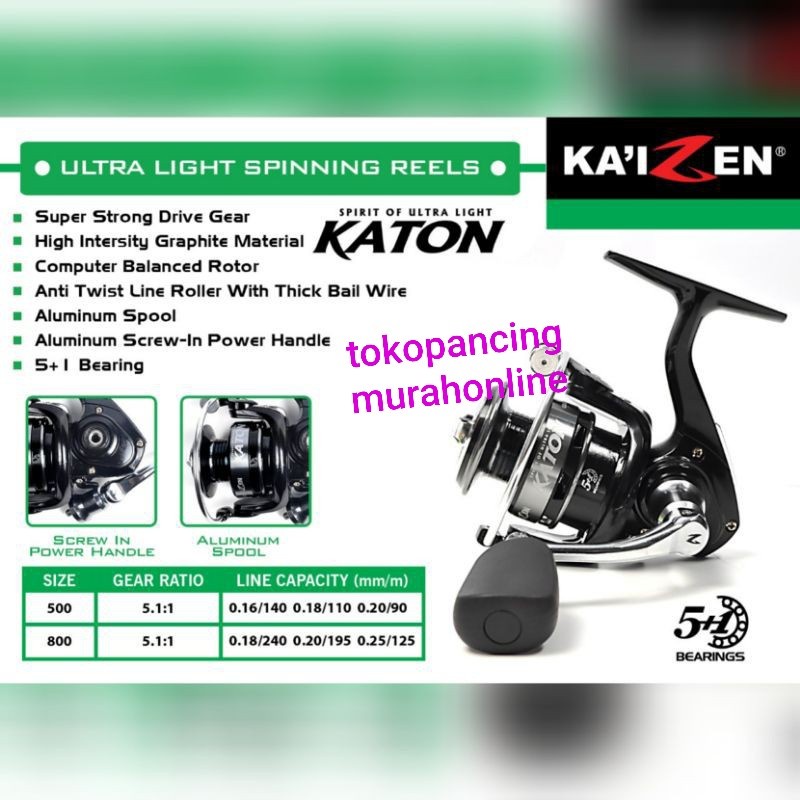 Jual REEL KAIZEN KATON 500 // 800 Power Handle | Shopee Indonesia