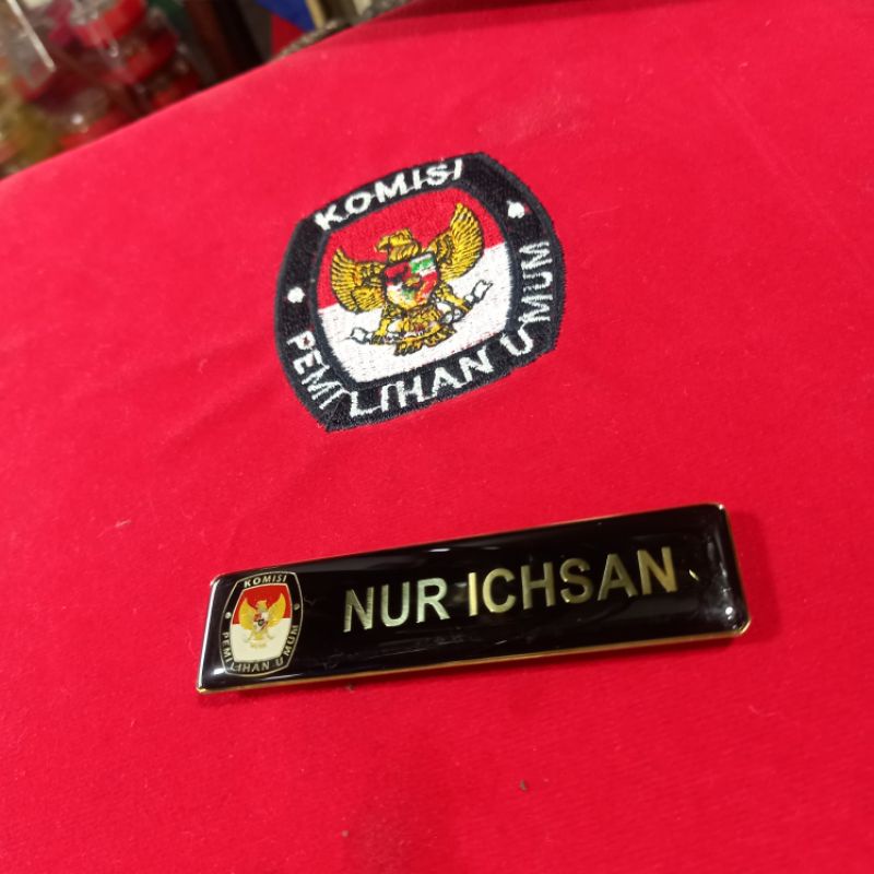 Jual name tag/nama dada/papan nama / atribut pns | Shopee Indonesia