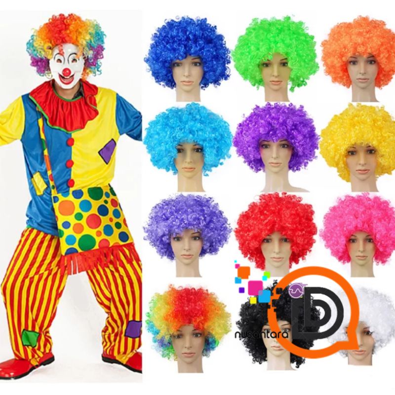 Jual RAMBUT KRIBO MURAH Allsize Wig Badut wig costplay Rambut Badud ...