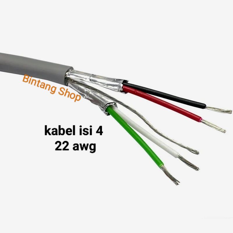 Jual Kabel isi 4 awg 22 serabut per roll 300 meter | Shopee Indonesia