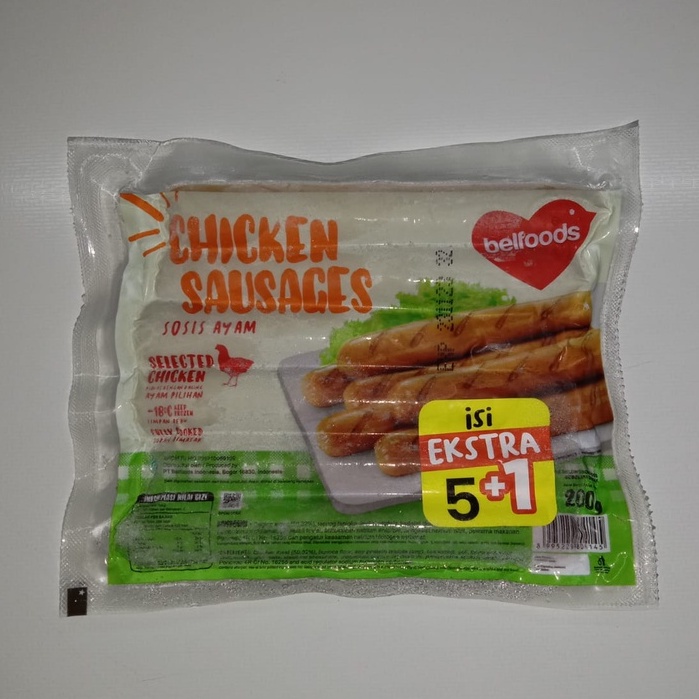Jual BELFOODS Chicken Sausage 200 gram Sosis Bakar Belfood | Shopee ...