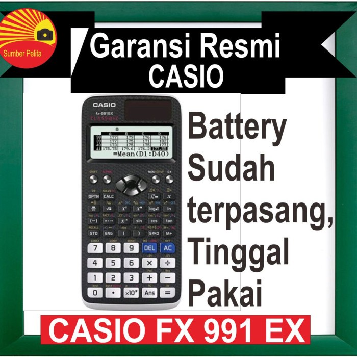 Jual GRATIS ONGKIR CASIO FX 991 EX KALKULATOR SCIENTIFIC / FX991 / FX 991EX | Shopee Indonesia