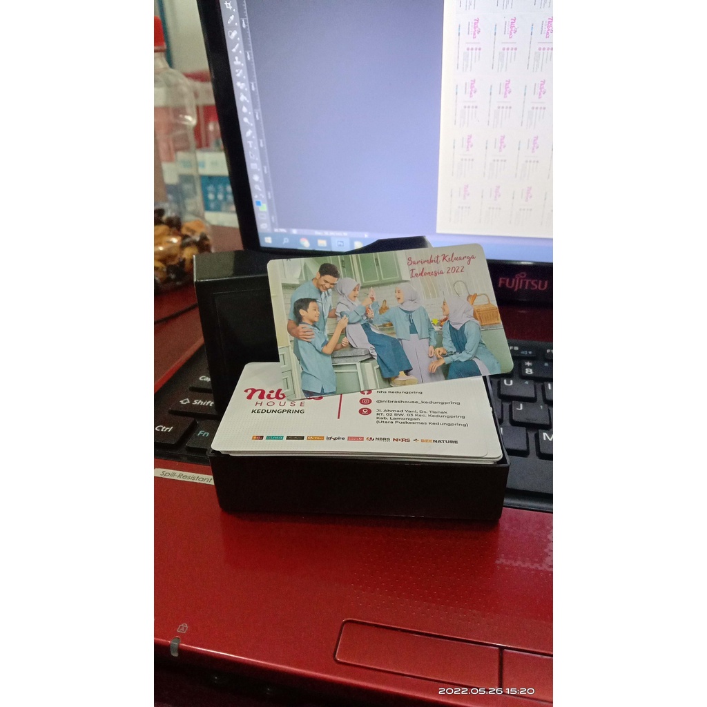 Jual Kartu Nama Free Desain Bahan AP260 Isi 100 | Shopee Indonesia