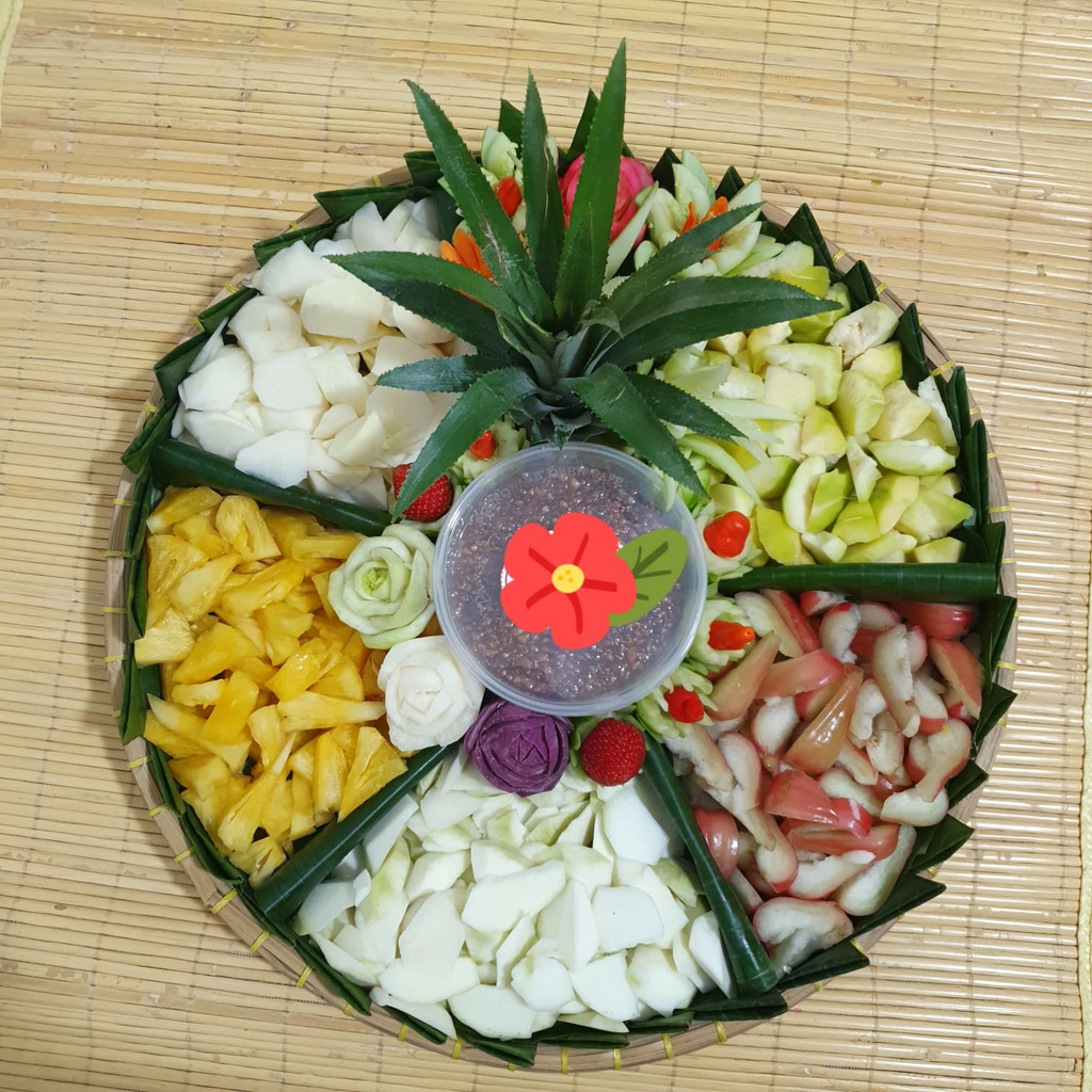 Jual Rujak tampah aneka buah segar porsi bervariasi | Shopee Indonesia