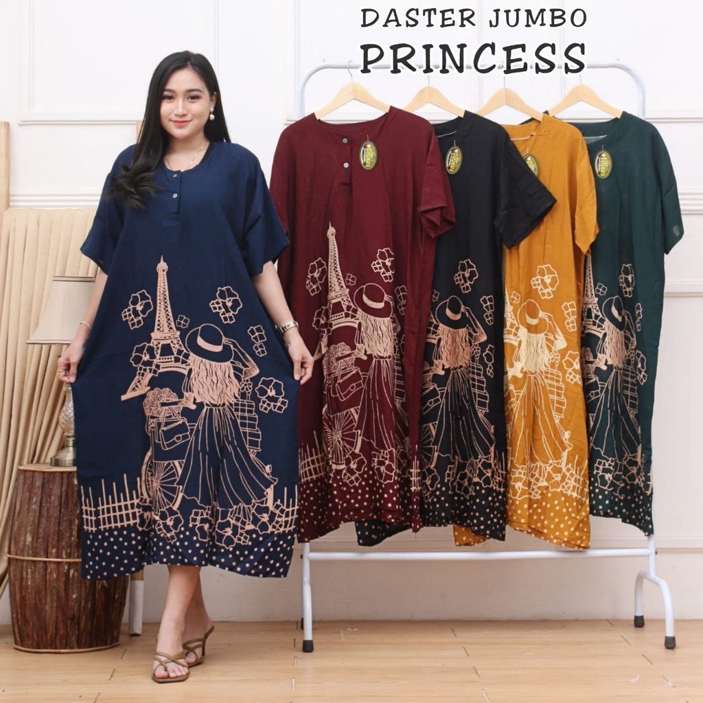 Jual DASTER RAYON JUMBO PRINCESS LD 120 BUSUI CABUTAN KANCING DEPAN ...