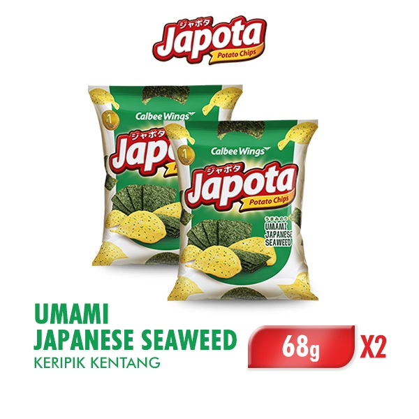 Jual Japota Keripik Kentang Seaweed 68 gr x 2 | Shopee Indonesia