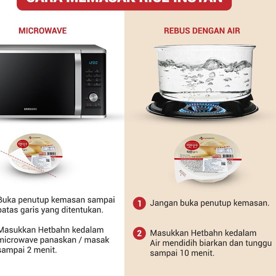 Jual [KODE PRODUK EHED86746] [HMART] CJ Hetbahn Cooked White Rice ...