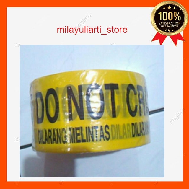 Jual PROMO Barricade Line/Safety Line/Police Line 3"x300m (Tulisan: DO ...