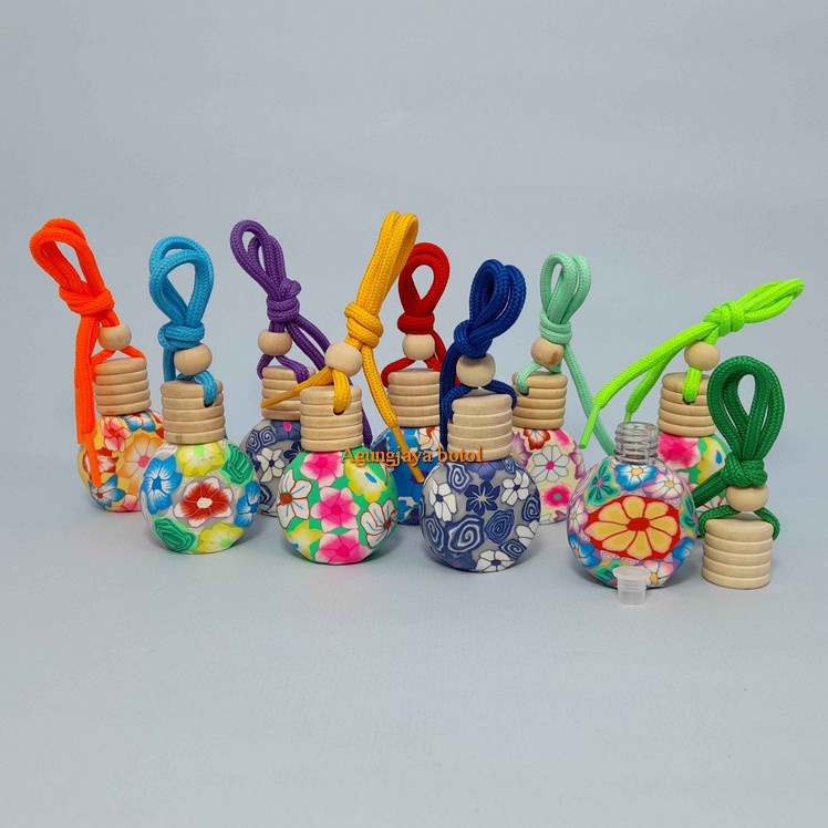 Jual Kaca 8 Ml Roda Print Warna / Botol Kaca / Botol Kaca Parfum ...