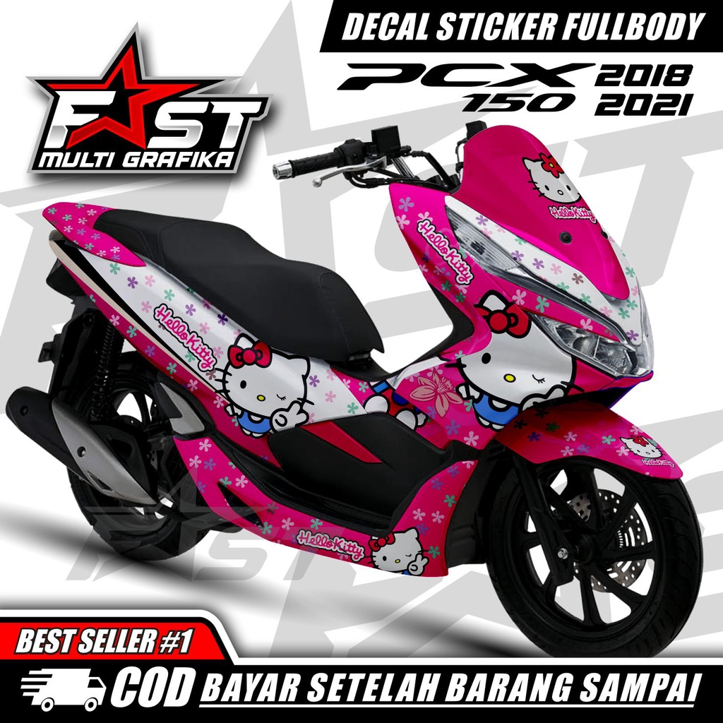 Jual stiker decal honda vcx motif helo kitty stiker decal full body ...