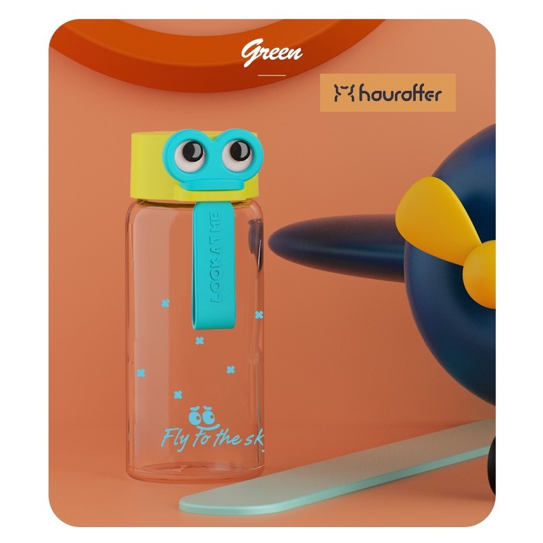 Jual Hauraffer Grosir Botol Minum Kaca J-2704 Borosilicate glass Bottle ...