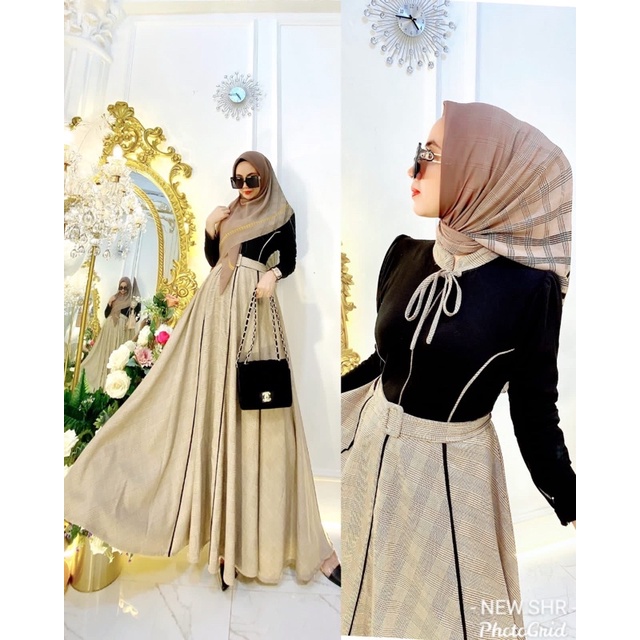 Jual NEW SHR!! COD MAXI DRESS JAMET KAOS MIX KATUN WOLL LD 108-110 PB 140 ORI SHR 100% | Shopee ...