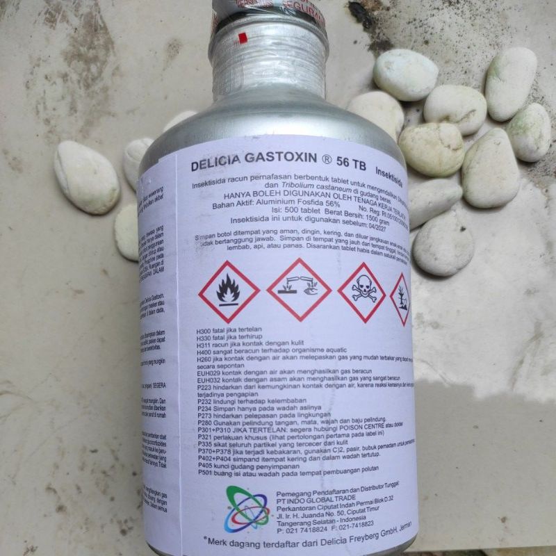 Jual PHOSTOXIN 56TB 1KG 100Tab/ 334Tab GERMANY FUMIGAN FUMIGASI Obat ...