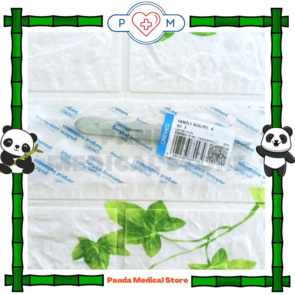 Jual Gagang Mess / Bisturi / Surgical Blade No. 4 Onemed | Shopee Indonesia