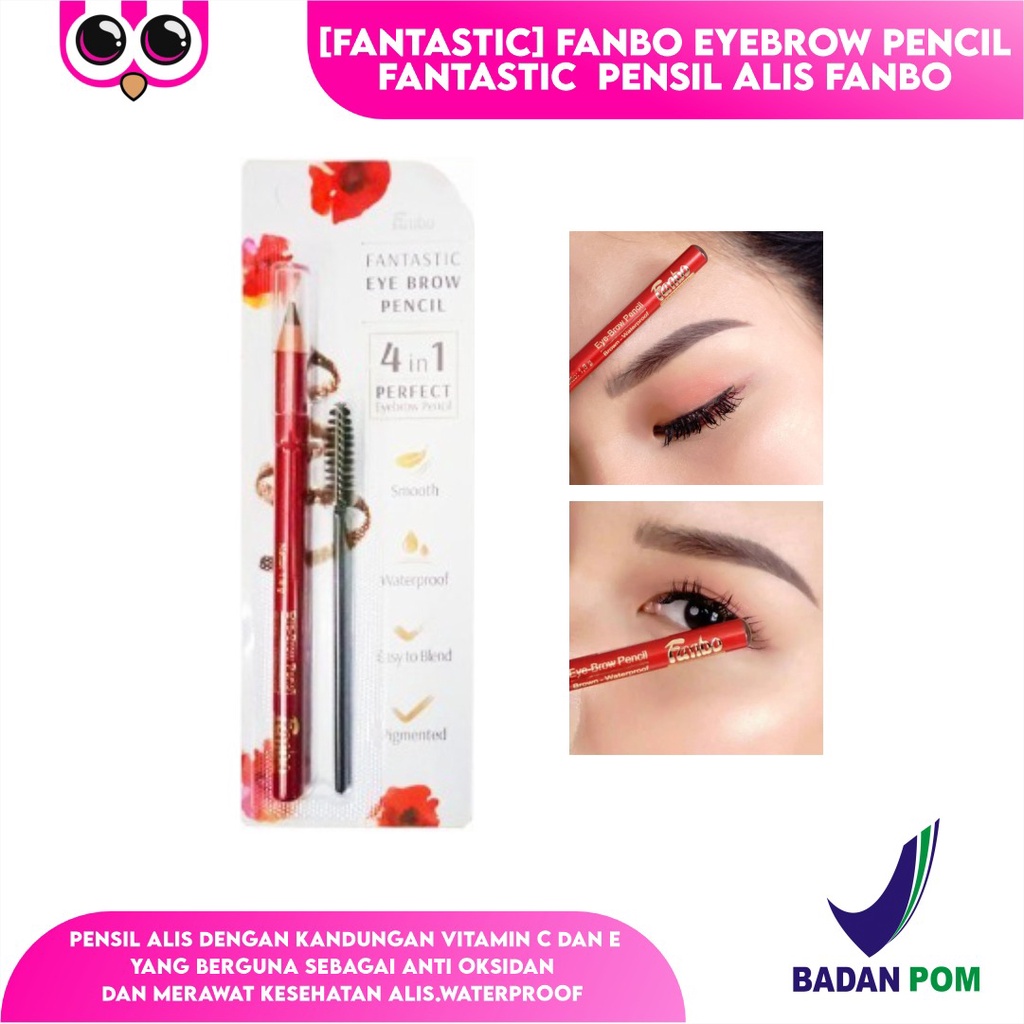 Jual [FANTASTIC] FANBO EYEBROW PENCIL FANTASTIC PENSIL ALIS FANBO ...