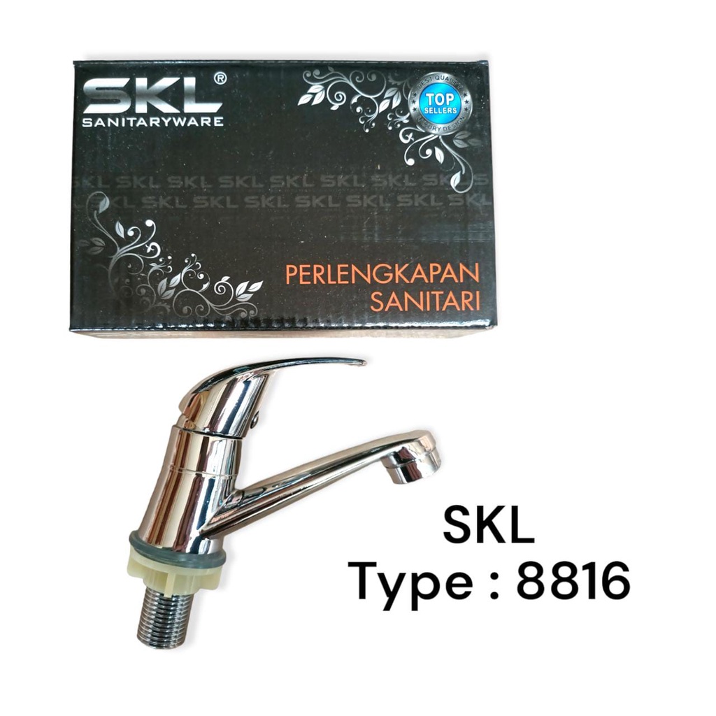 Jual Kran Air Wastafel Tipe 8816 Model Up Down SKL Keran Bak Cuci ...