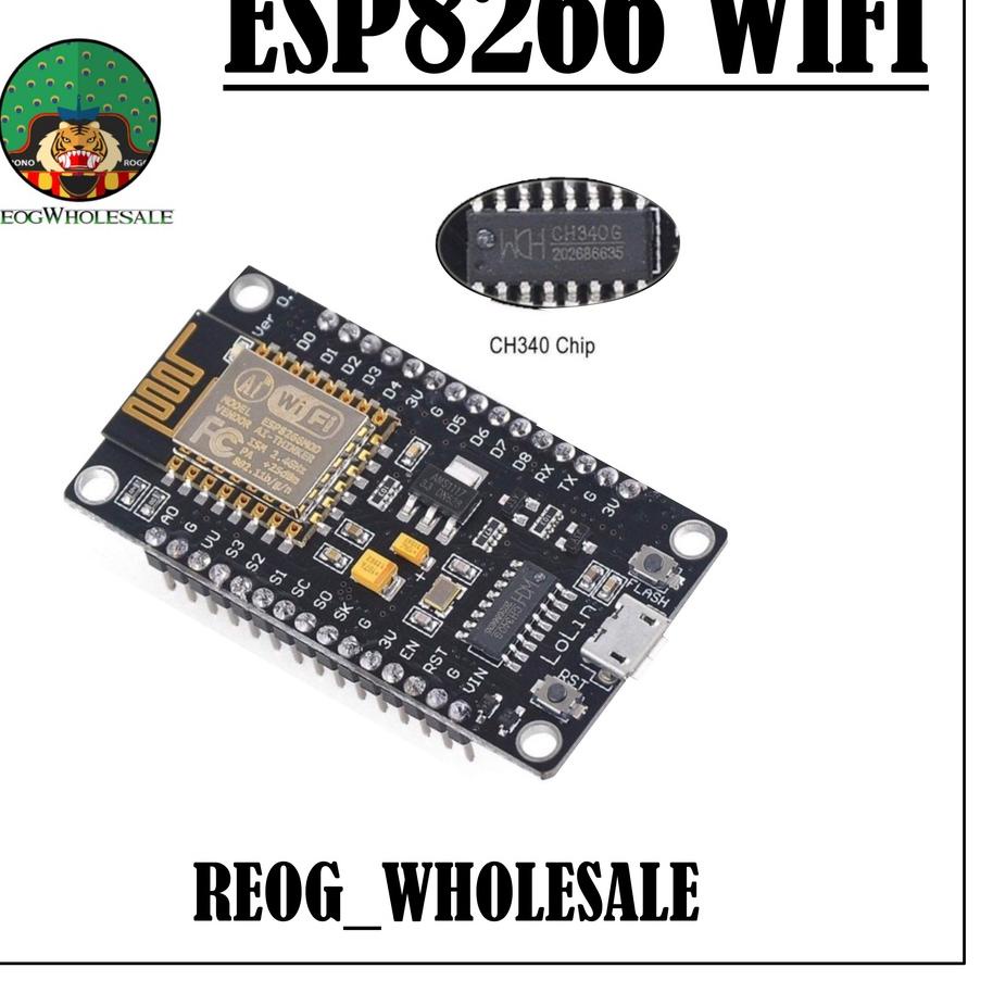 Jual ULI240 ESP8266 WIFI NODEMCU LUA IoT V3 4MB 32MBITS CH340 FLASH ESP12 BOARD | Shopee Indonesia