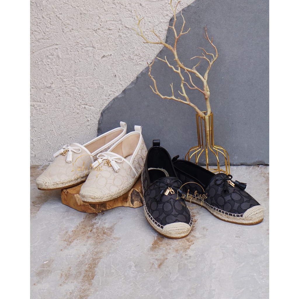 Jual Coach carson sign jacquard espadrille (authentic / original ...