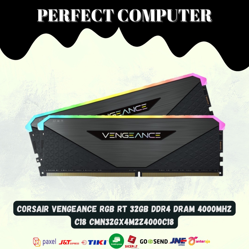 Jual CORSAIR VENGEANCE RGB RT 32GB DDR4 DRAM 4000MHz C18 ...