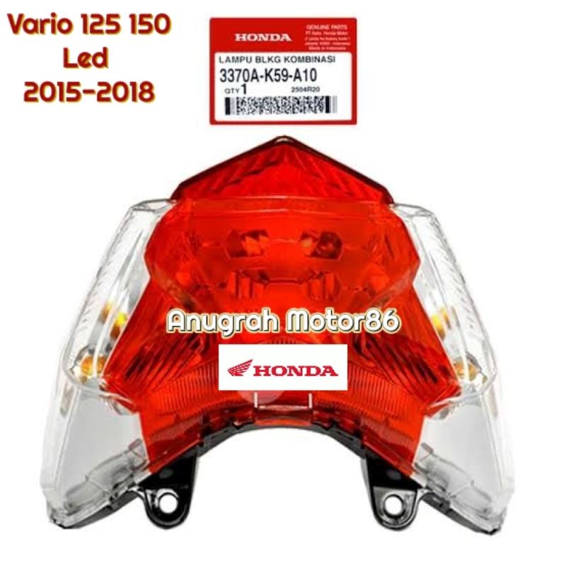 Jual 3370A-K59-A10 Lampu Belakang Stop Assy Vario 125 150 Led 2015-2018 ...