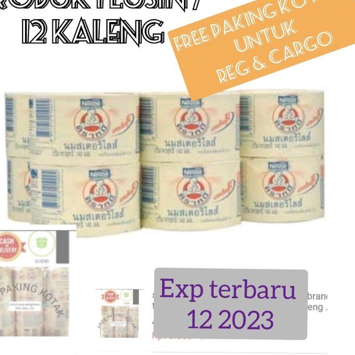 Jual Ready Stok susu beruang thailand / sterilized milk / bear brand thailand high calcium 1 ...