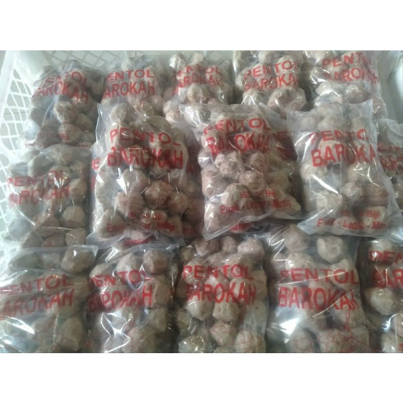 Jual Pentol Bakso Frozen Enak Kemasan Vacum isi 30biji | Shopee Indonesia