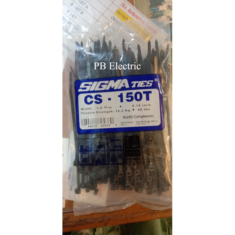 Jual Kabel Ties Sigma CS 150T | Shopee Indonesia