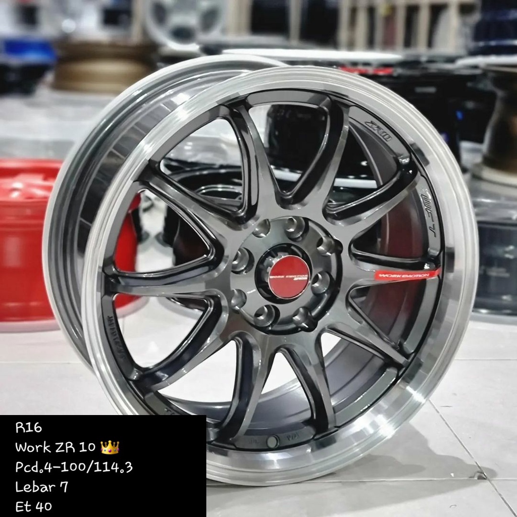 Jual velg mobil brio ring 16 lebar 7 et40 untuk mobilio jazz yaris ...