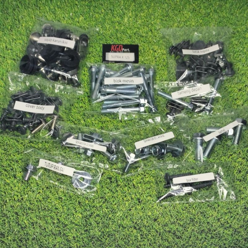 Jual COD Baut Body Lengkap Honda Supra x 125/Baud Fullset Honda Supra ... Jual COD Baut Body Lengkap Honda Supra x 125/Baud Fullset Honda Supra ...
