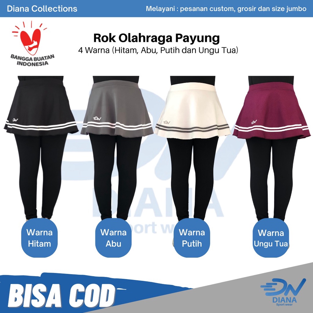 Jual Rok olahraga senam zumba gym lari poundfit tenis | Rok olahraga ...