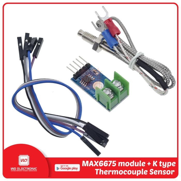 Jual Max6675 Module And K Type Thermocouple Sensor | Shopee Indonesia