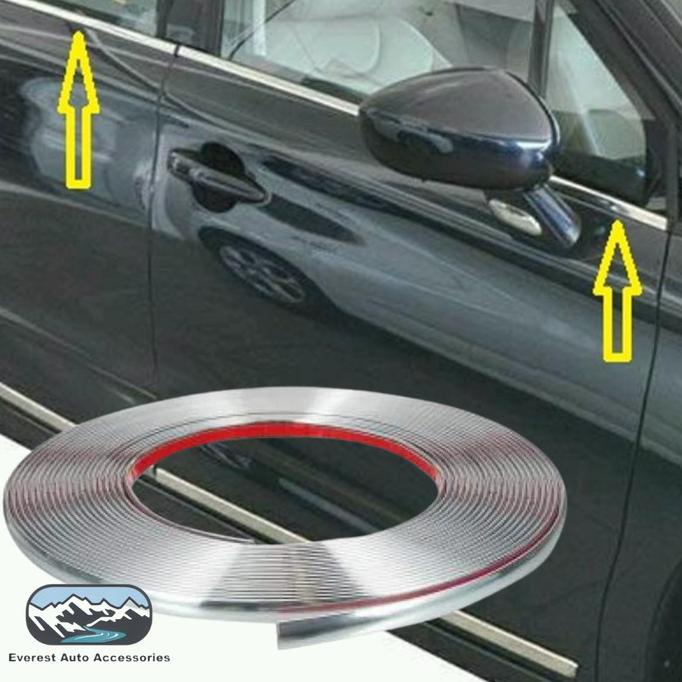 Jual List Chrome 15m Body Moulding Trim 8mm / 10mm / 12mm Panjang 15m ...