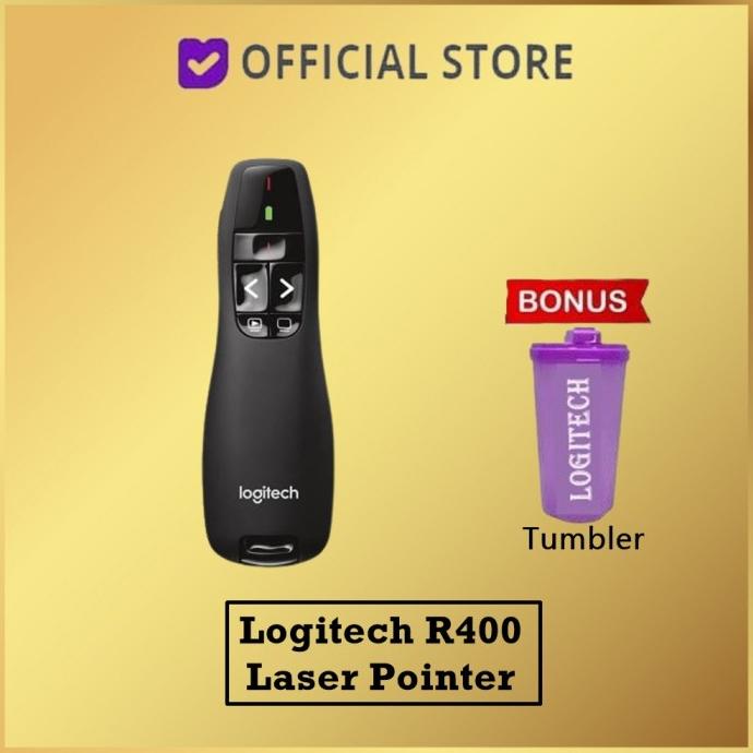 Jual LOGITECH R400 - Logitech Presenter , Wireless Presenter, Laser Pointer | Shopee Indonesia