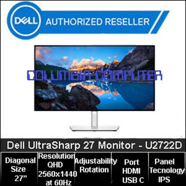 Jual Dell UltraSharp 27 Monitor - U2722D | Shopee Indonesia