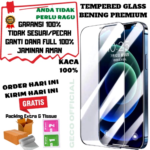 Jual Tempered Glass Anti Gores Kaca TG Bening Premium ALL tipe Pelindung layar Grosir Murah ...