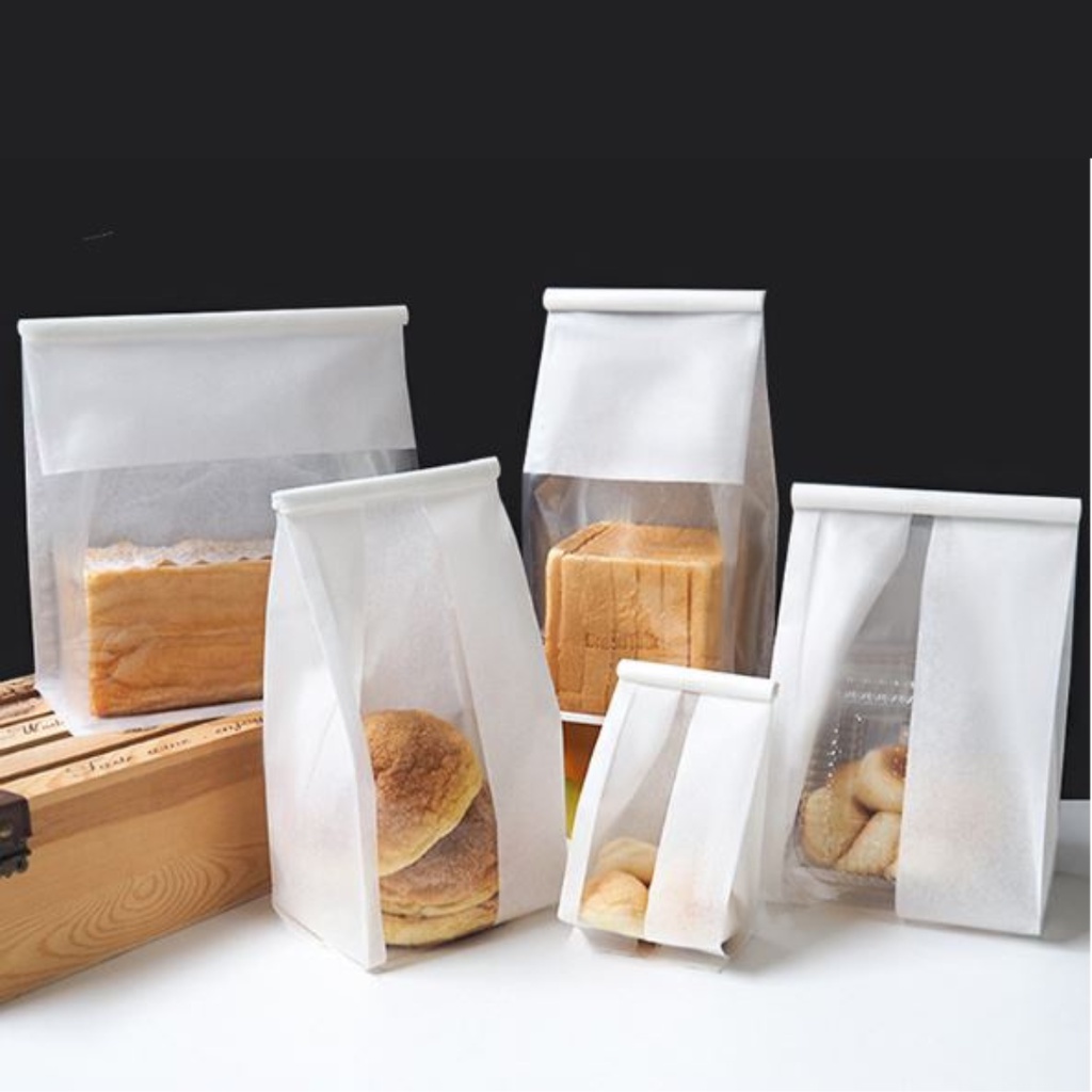 Jual plastik wadah bungkus roti tawar kawat putih | Shopee Indonesia