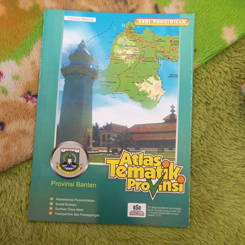 Jual ORIGINAL BUKU PETA ATLAS TEMATIK PROVINSI NUSA TENGGARA BARAT BANTEN GORONTALO NANGGROE ...