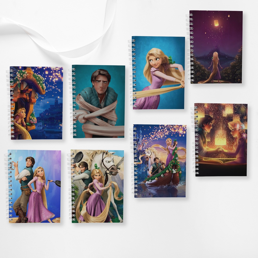Jual Note Book Spiral Large (10 cm X 14 cm) Edisi Disney Tangled ...